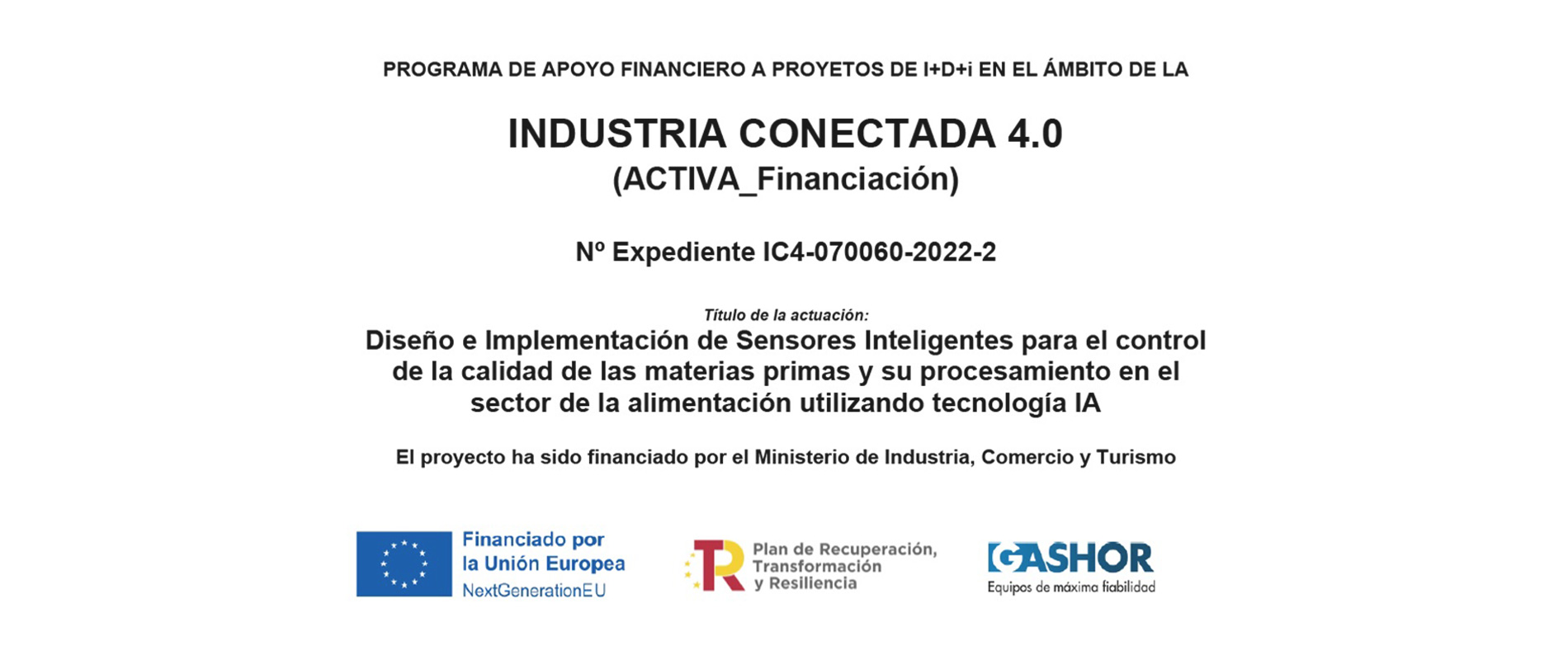 Gashor | Global solutions for industrial ingredient management